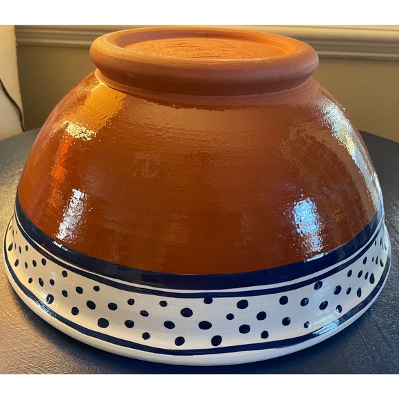 pottery | Accents | Jill Woodruff Manos Pottery Terracotta Glazed Bowl ...